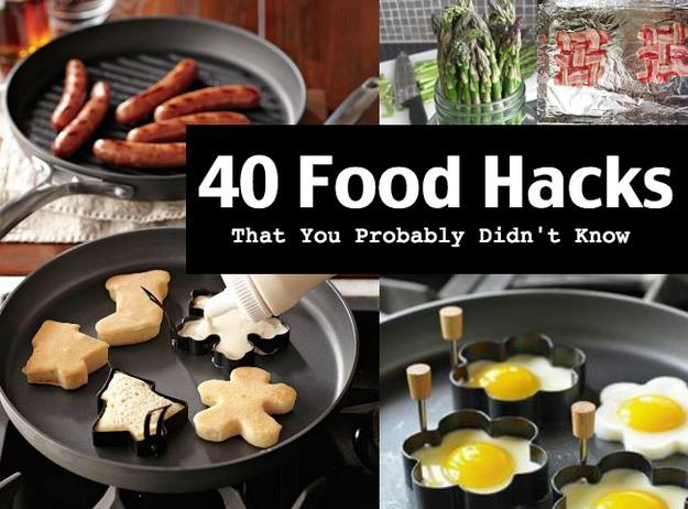 40 Creative Food Hacks That Will Change The Way You Cook - Handy DIY