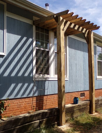 5 Acres & A Dream: Window Pergola Finished