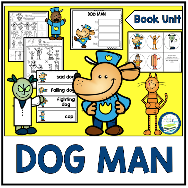 DOG MAN BOOK UNIT ~ Book Units by Lynn