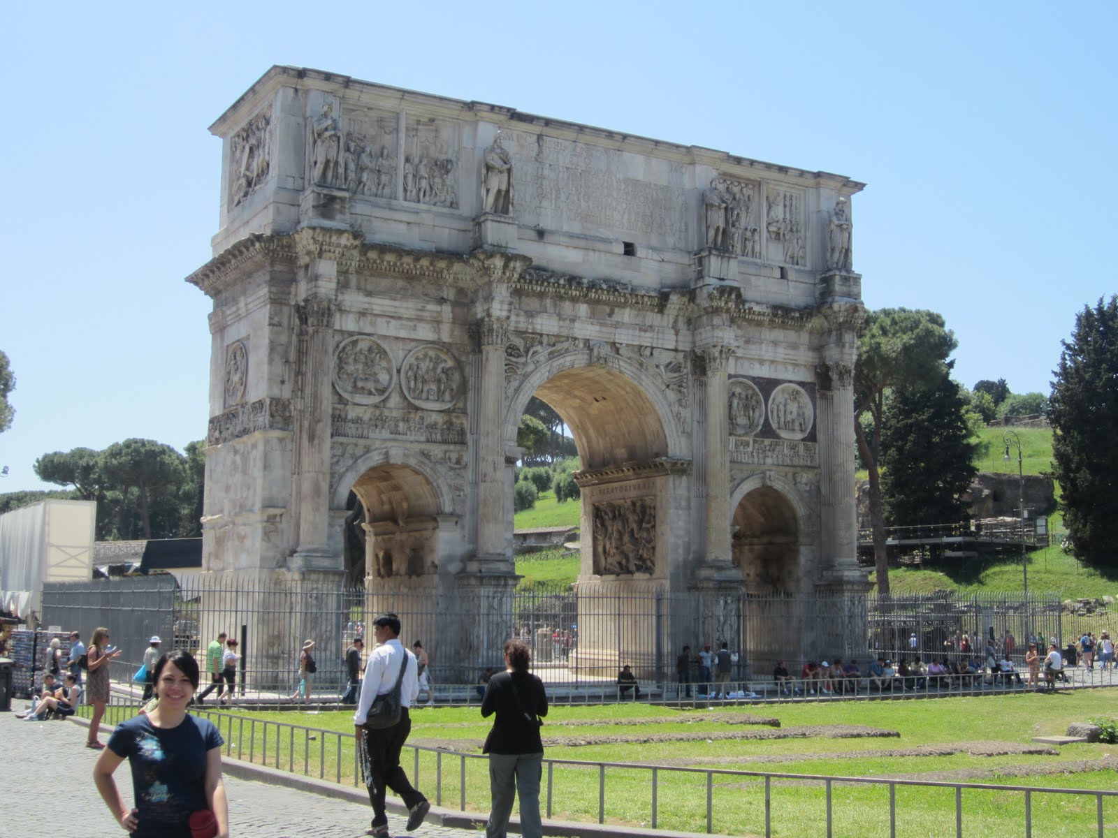 The Coliseum, Palatine Hill, Trevi Fountain, The Pantheon, House of ...