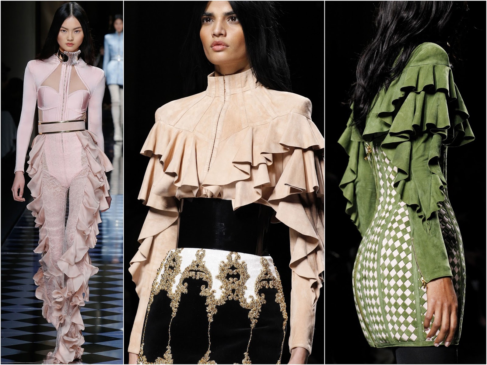 .: Модный тренд сезона осень-зима 2016-2017: воланы, рюши и оборки ...