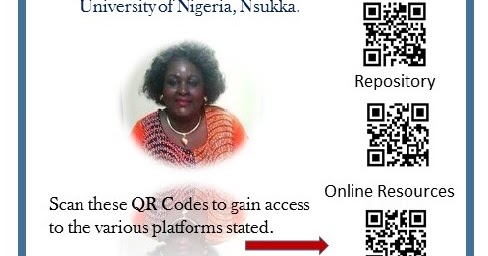 University of Nigeria Library QR Codes ~ University of Nigeria Library