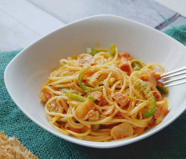 Resep Spaghetti Napolitan Enak Khas Masakan Jepang - Resep Hari Ini