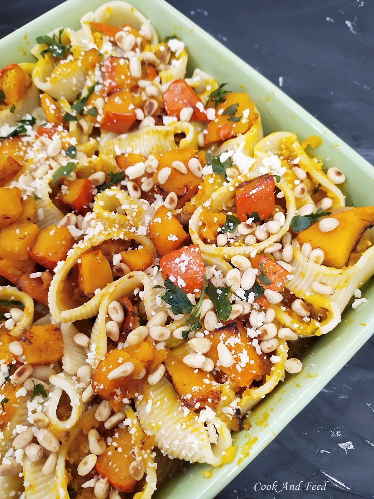 Γεμιστά ζυμαρικά με κολοκύθα / Pumpkin-Stuffed Pasta Shells | Cook And Feed