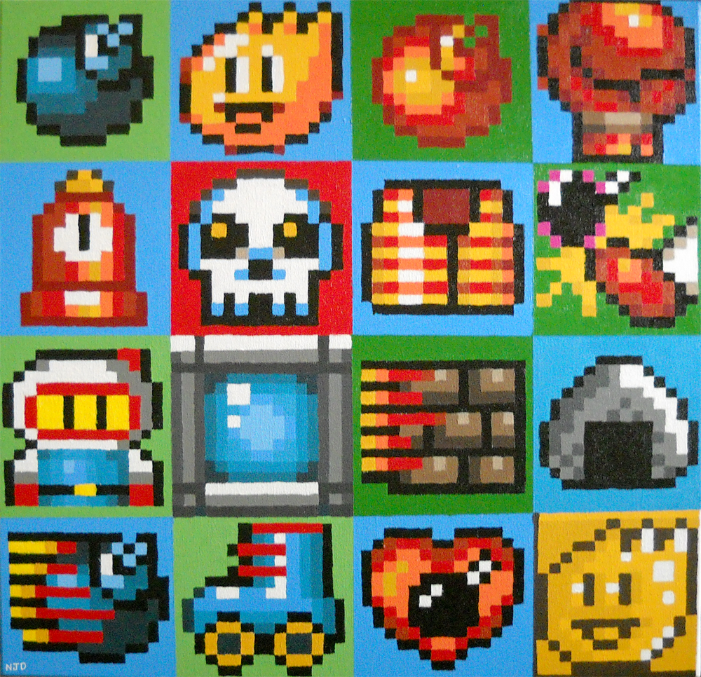 Lost in Rehearsal: Pixel Painting - Explosive Icons (Super Bomberman)