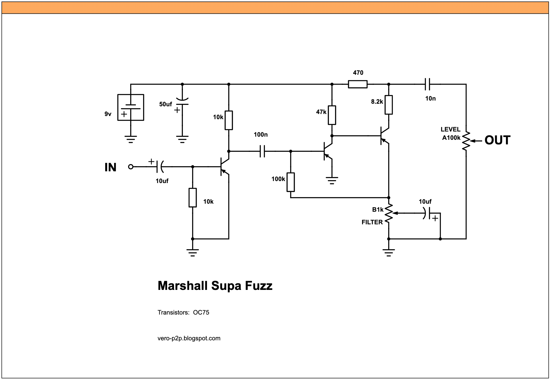 Guitar Effects - Vero - Point to Point - Tag Board Layouts: MARSHALL ...