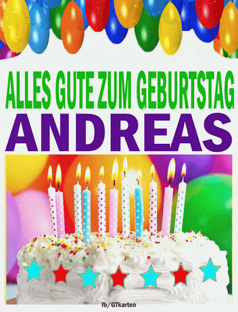 Alles Gute Zum Geburtstag ANDREAS gif - HBDAY.ART/DE
