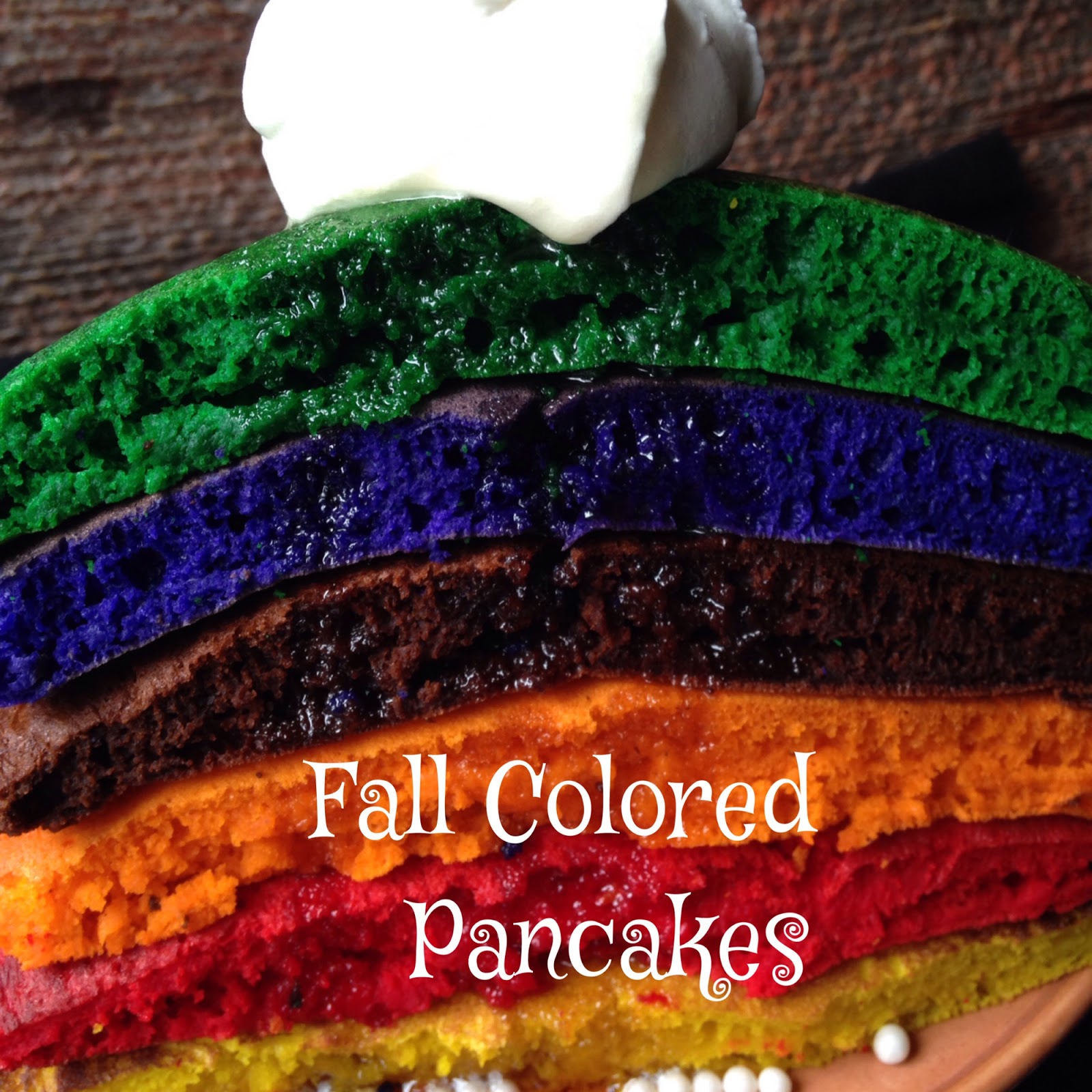Turnips 2 Tangerines: {Fall Colored} Pancakes