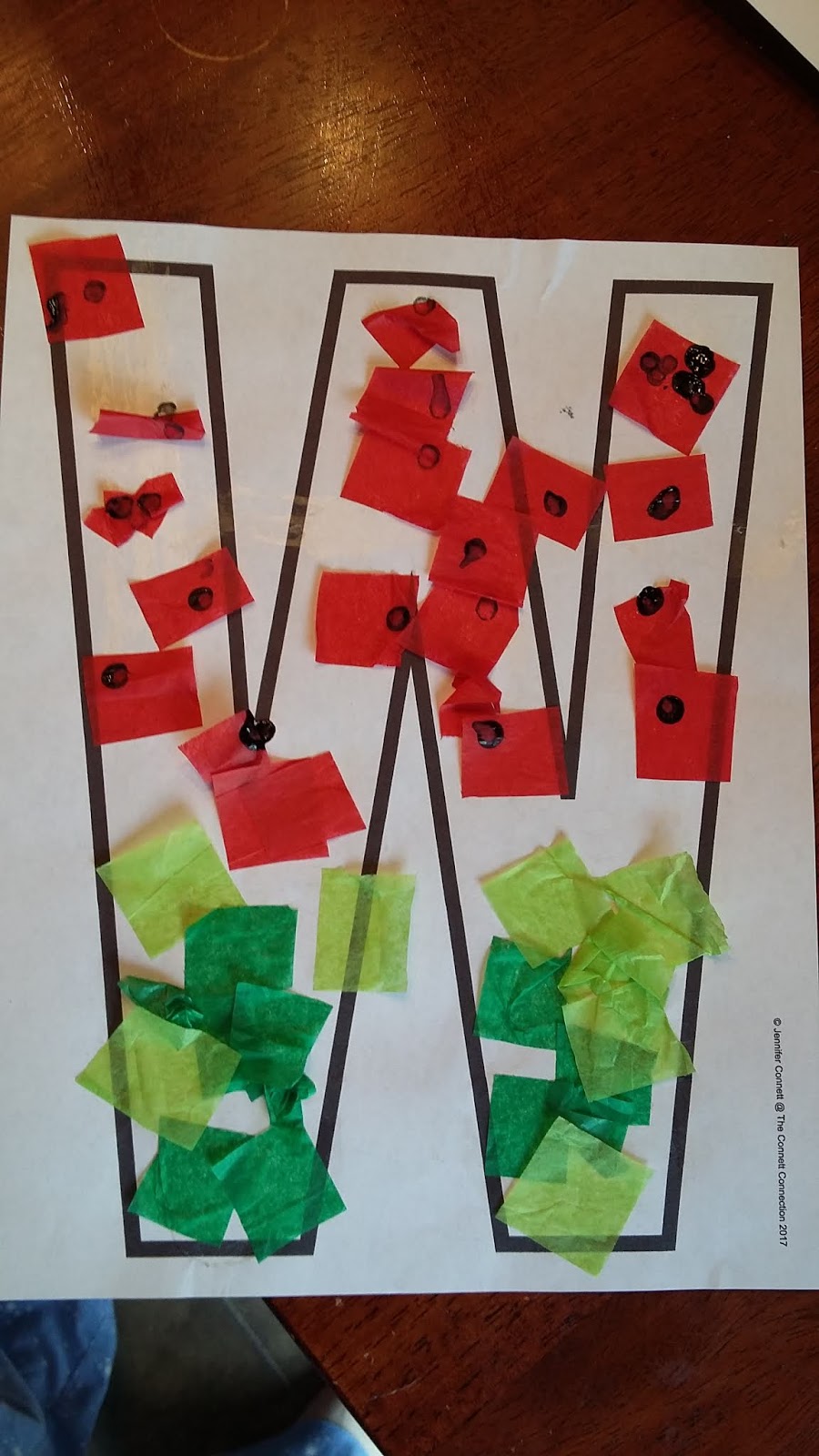 Letter Crafts with Capital Letter Outlines