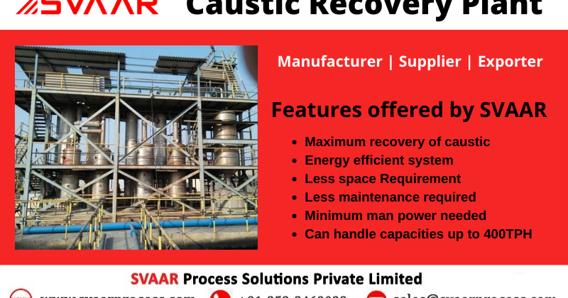 Caustic Recovery Plant Some Features and Applications