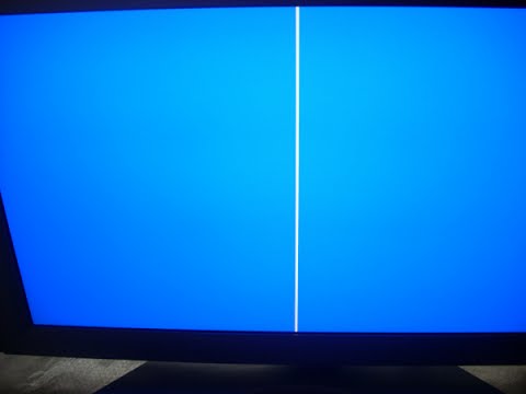 Falla monitor LCD linea vertical