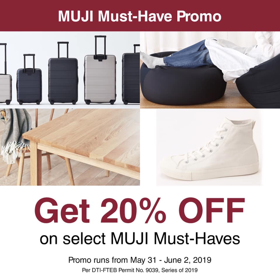 Manila Shopper: MUJI Power Plant Mall Reopening Promo: May 31 2019