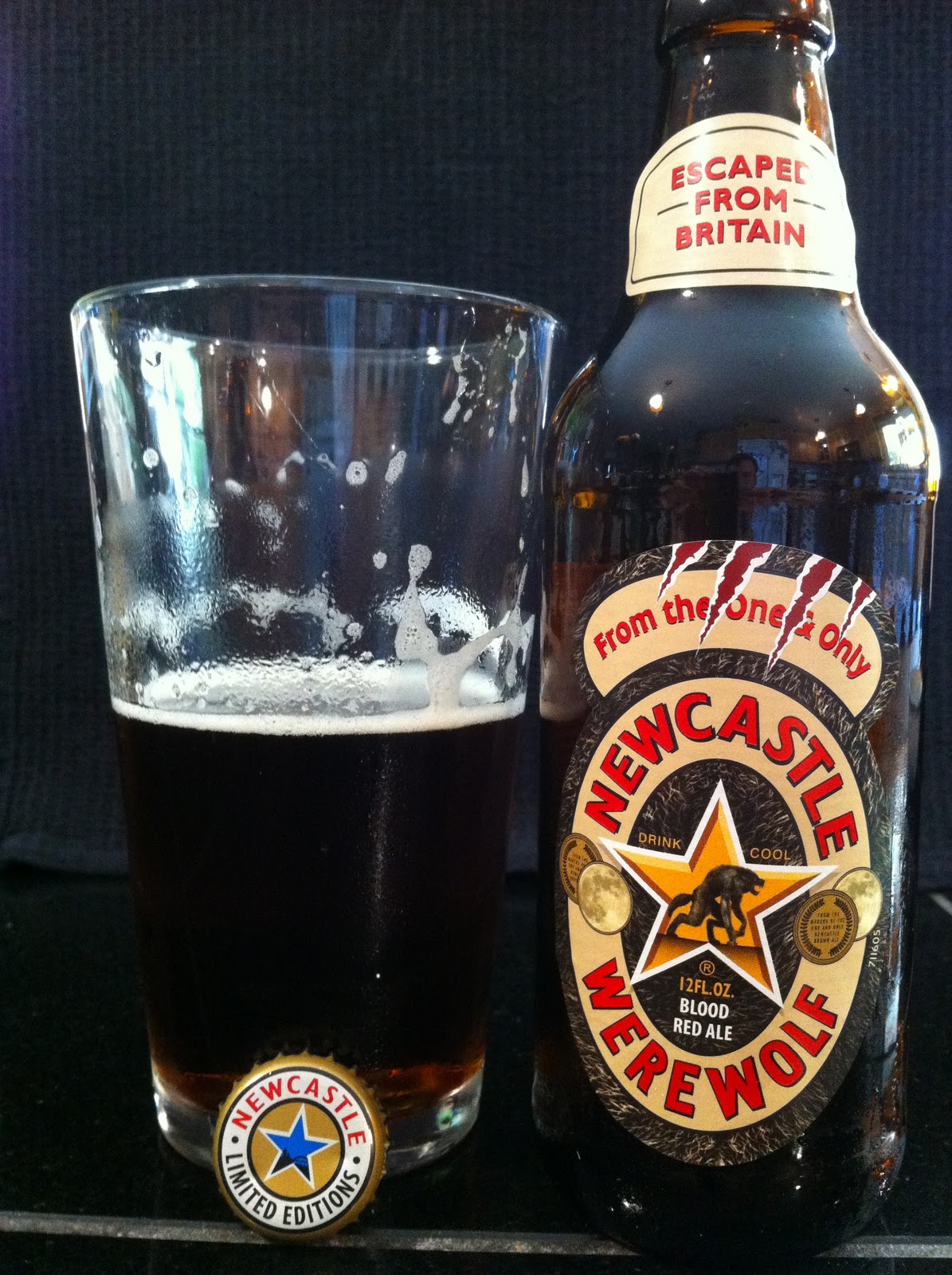 NorCal Beer Blog: Newcastle Werewolf Blood Red Ale