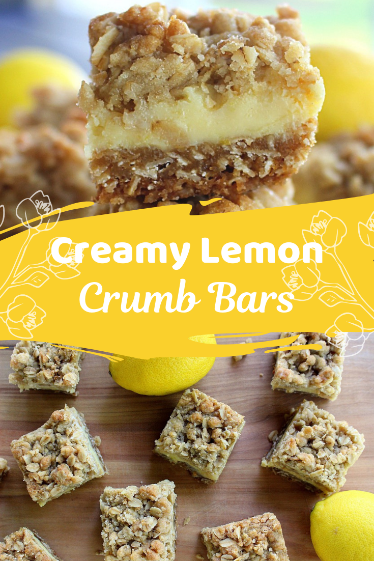 Creamy Lemon Crumb Bars