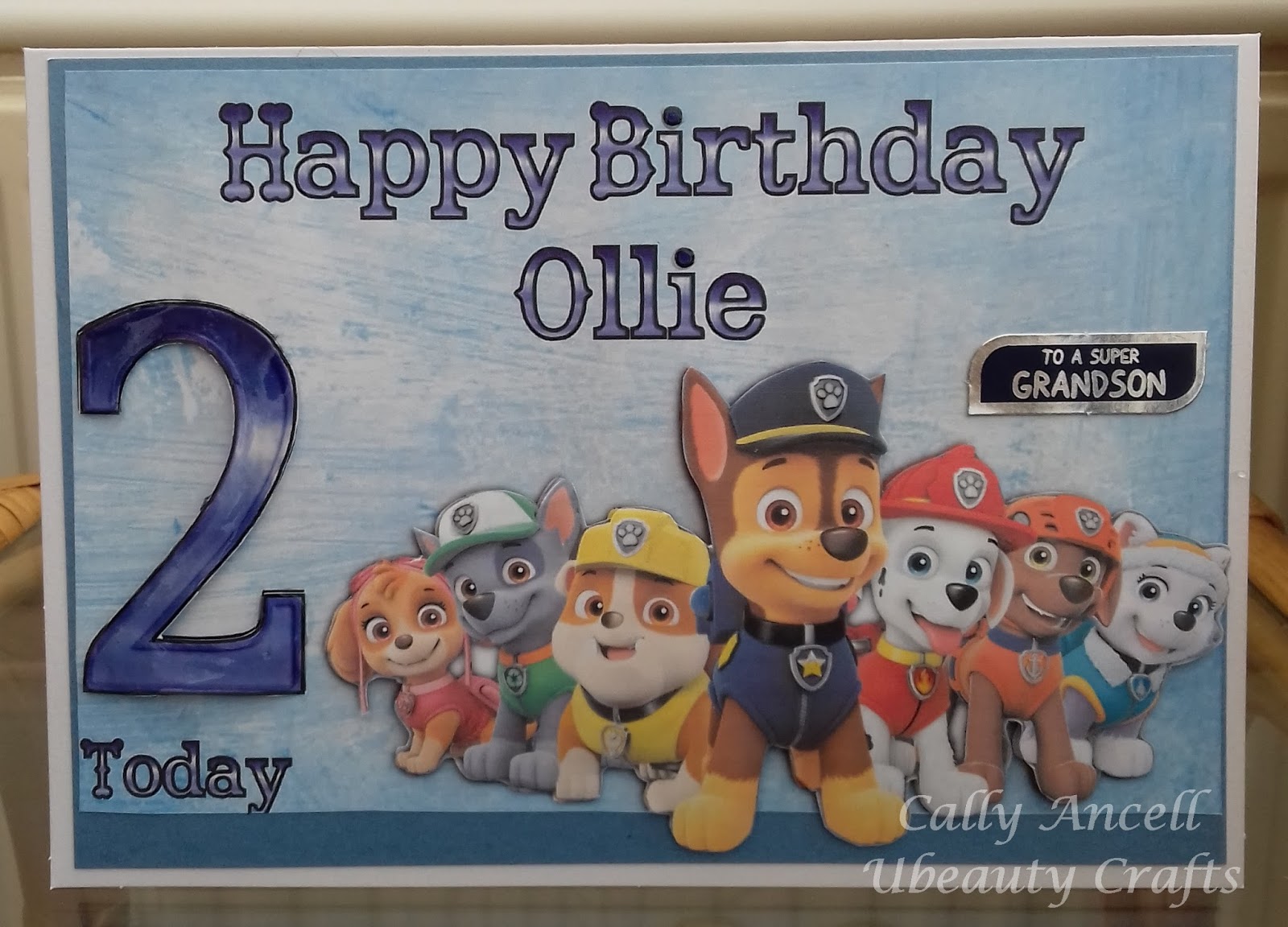 Cally s Bits Pieces Grandson s Birthday Card cally-s-bits-pieces-grandson-s-birthday-card