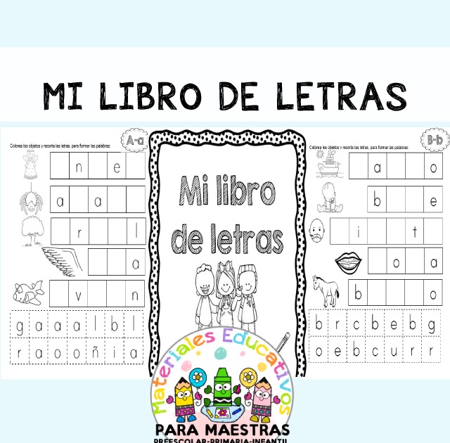Mi Libro de Letras | Materiales Educativos para Maestras