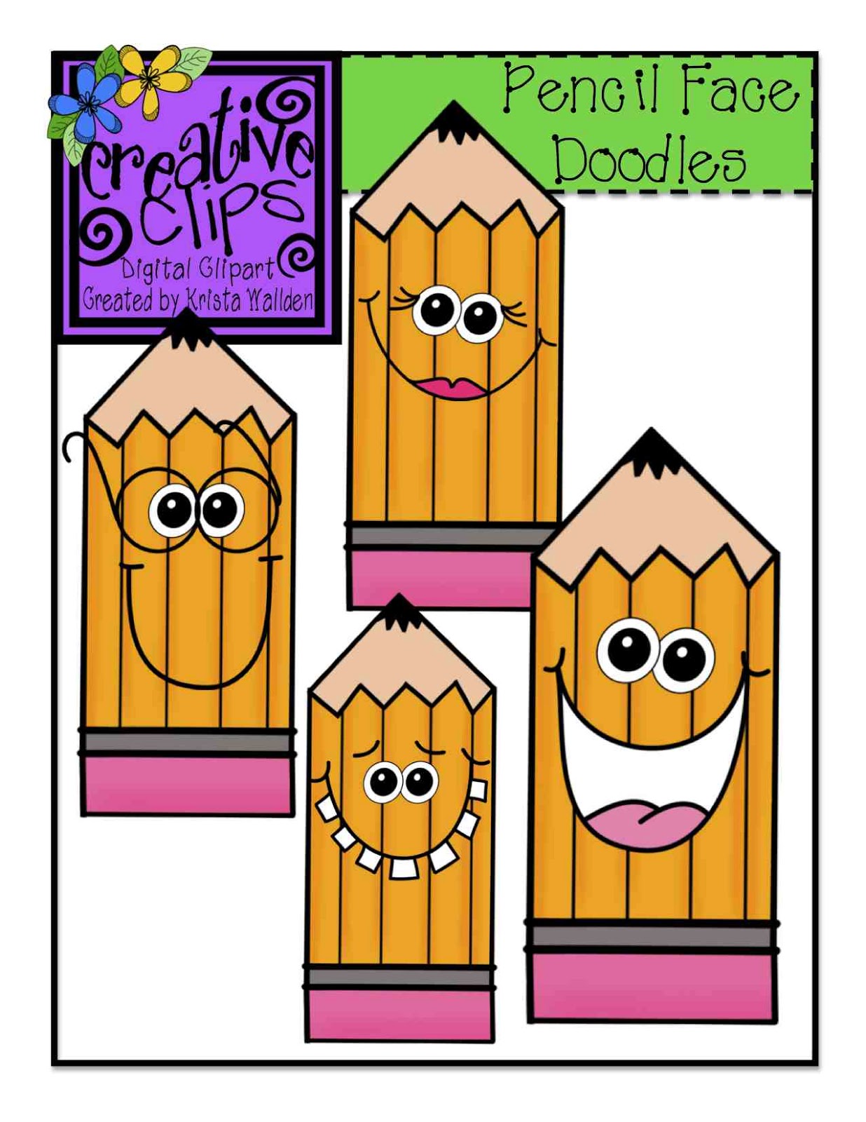 The Creative Chalkboard: Free Pencil Clipart....again...I'm not kidding...