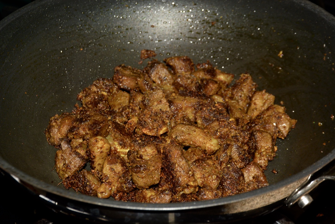 Nepali Tummy!!: Super Easy Khasi ko Bhuteko Masu Recipe (Easy Pan Fried ...