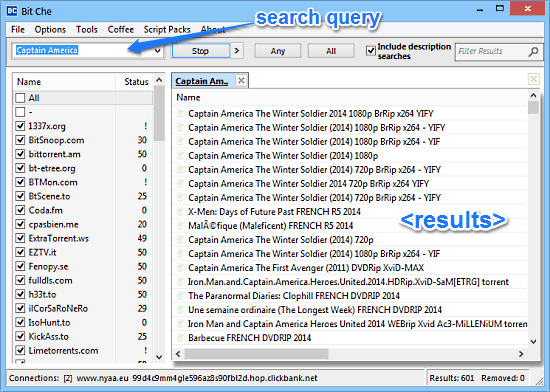 How to Search & Download Torrent Files using Bit Che
