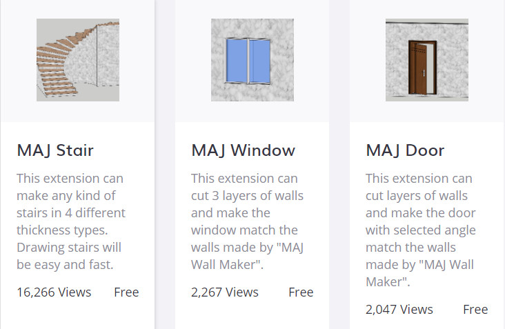MAJ Plugin for SketchUp 2013-2021 - Civil Engineering