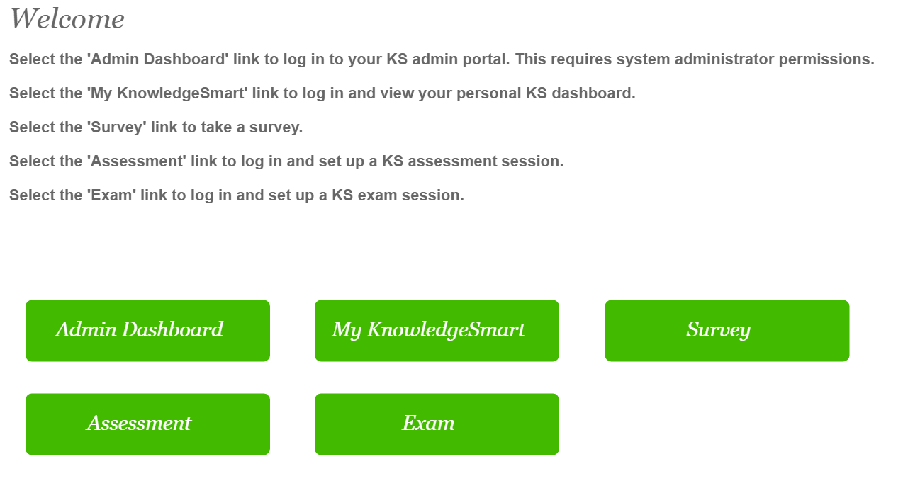 The KnowledgeSmart Blog: KS Dev Update - Exam Mode