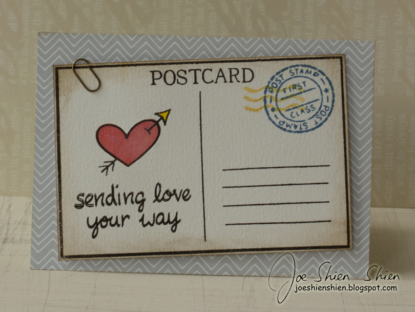 Shien's Paper Arts: mini postcard cards...