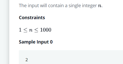 AVD 151 CS Notes: HACKERRANK - C LANGUAGE Printing Pattern Using Loops