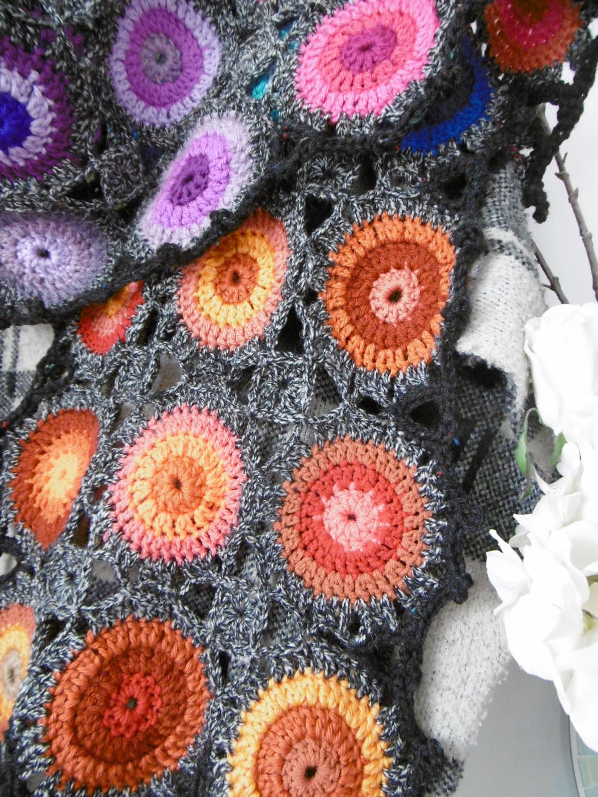 Susan Pinner: PART 7: Rule of 12, scrap yarn mini CAL.