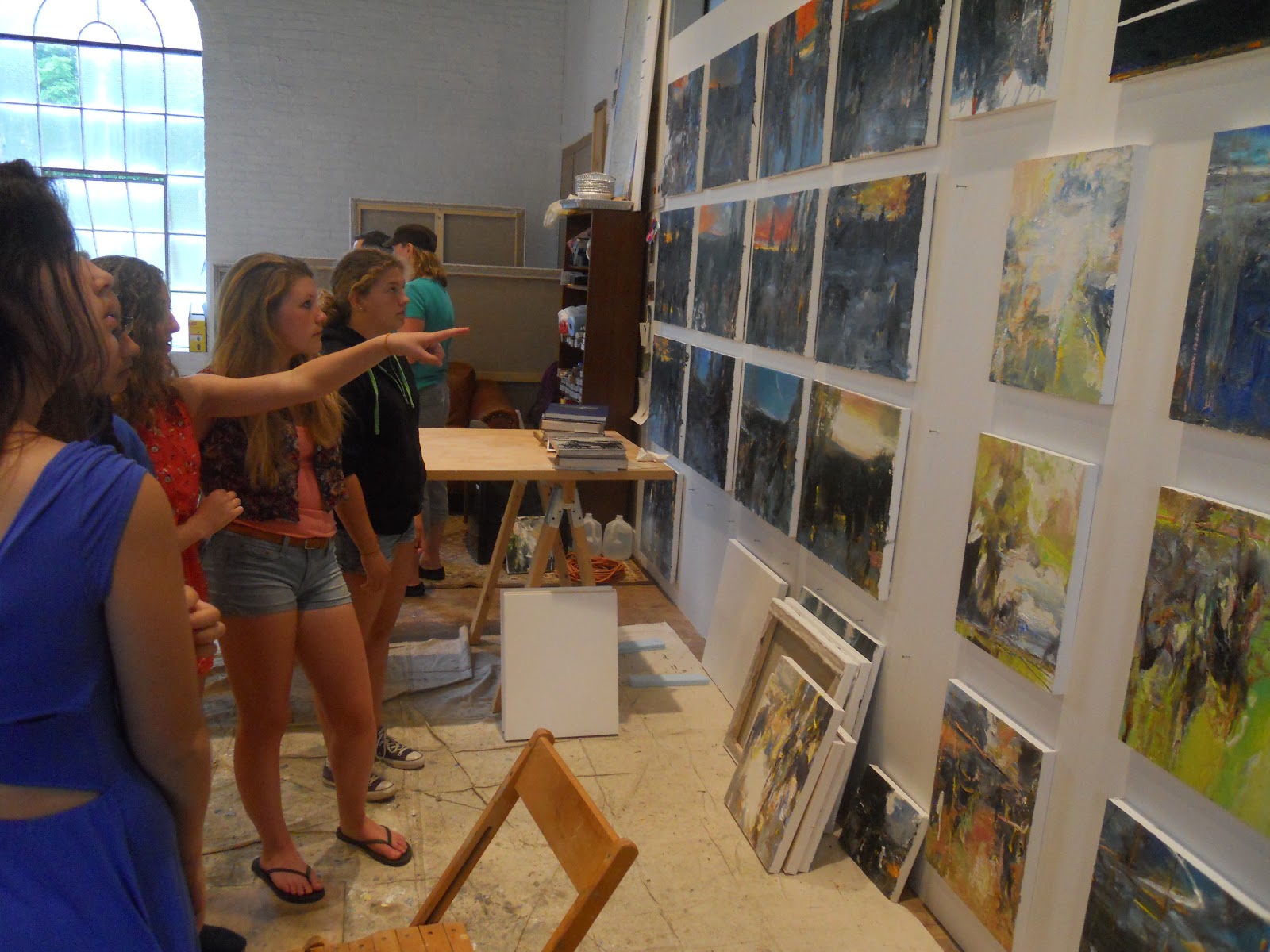 TGS Art Page: Eighth Graders Visit Eric Aho's Studio