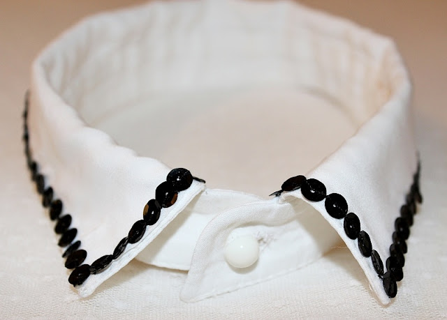 Alice&Sara - handmade, vintage, retro!: Guler detasabil Alice&Sara alb ...