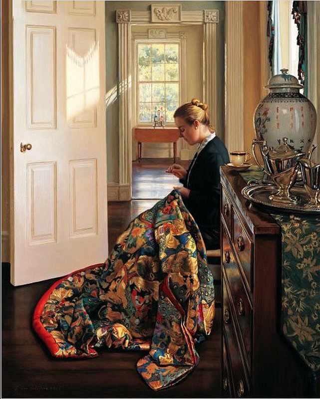 Evan WILSON, 1953 | Catherine La Rose ~ The Poet of Painting