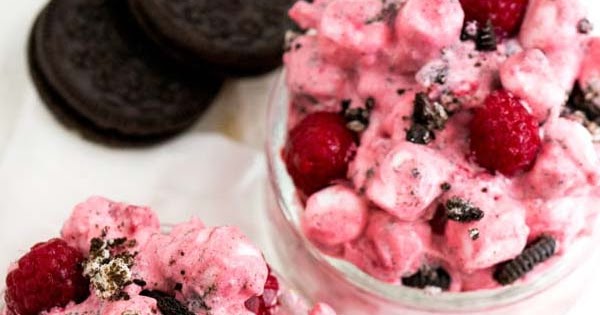 Raspberry Oreo Fluff