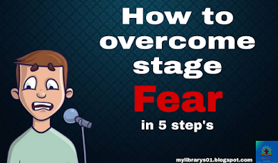HOW TO OVERCOME YOUR STAGE FEAR.-5 step's to overcome your stage fear ...