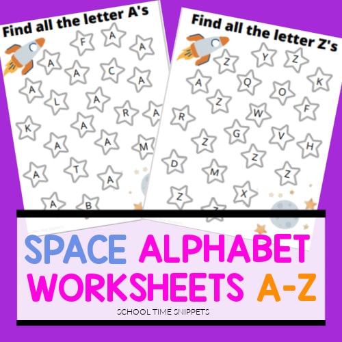 FREE Find the Letter Worksheets | School Time Snippets