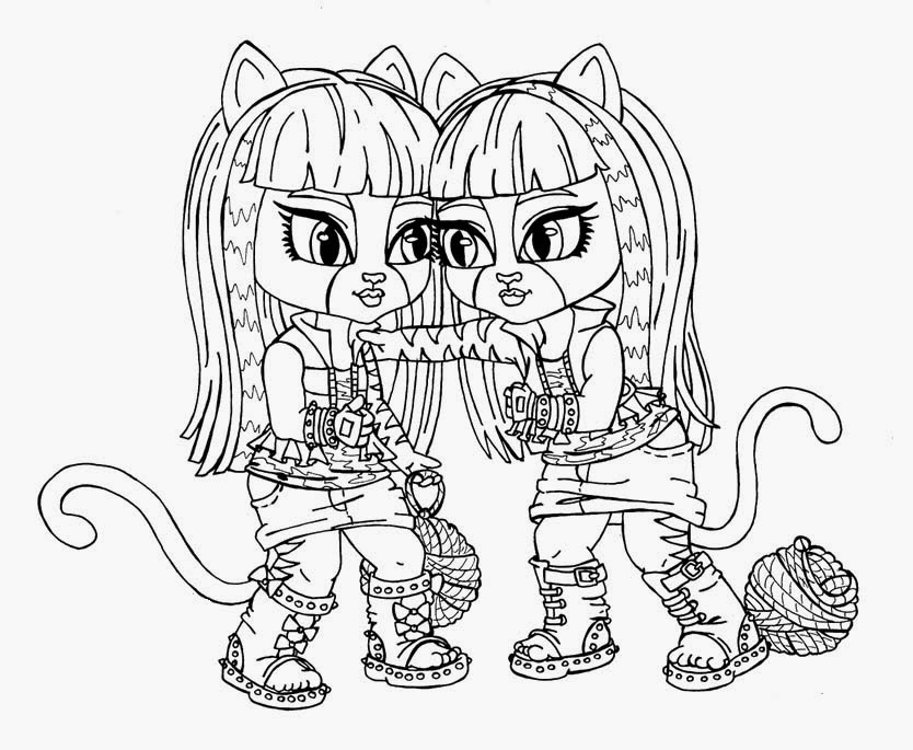 Monster High Bebes para Colorear, parte 2 - IMÁGENES PARA WHATSAPP ® y ...