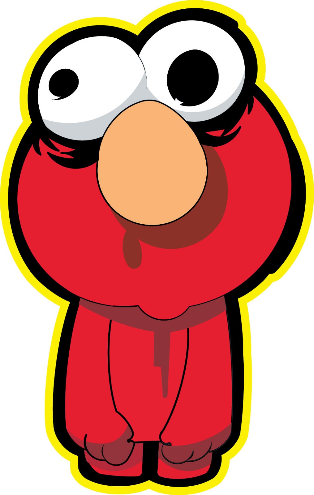 Ilustracion de Elmo Zombie - ALEJANDRO rEYES