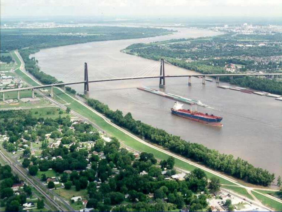 Industrial History: 1983 Hale Boggs Memorial Bridge over Mississippi ...