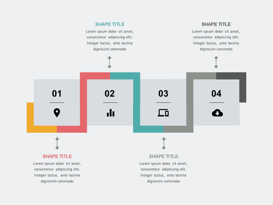 Square Connect PowerPoint Templates - PowerPoint Free