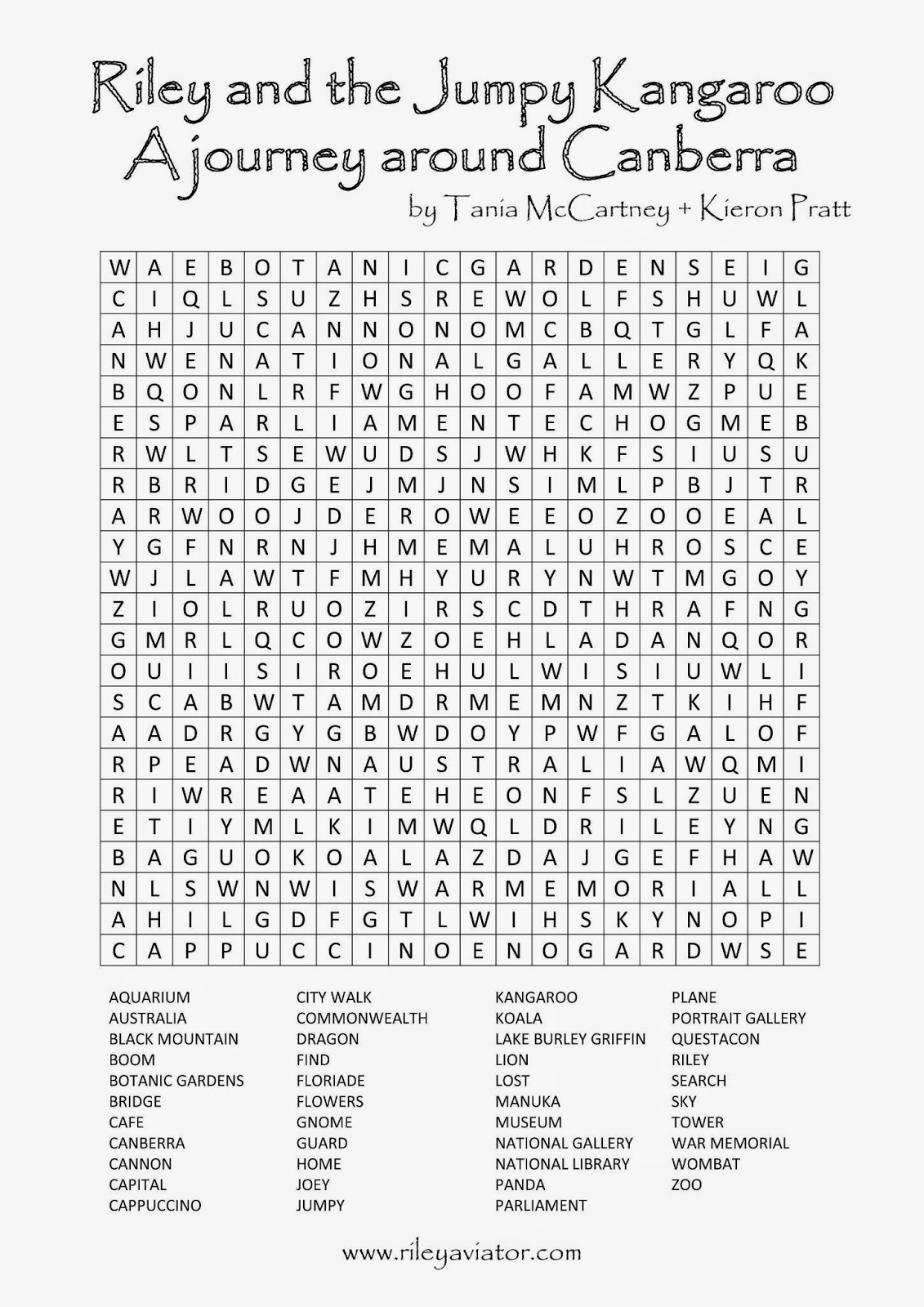 Tania McCartney Blog: fun for kids - jumpy kangaroo activity sheets