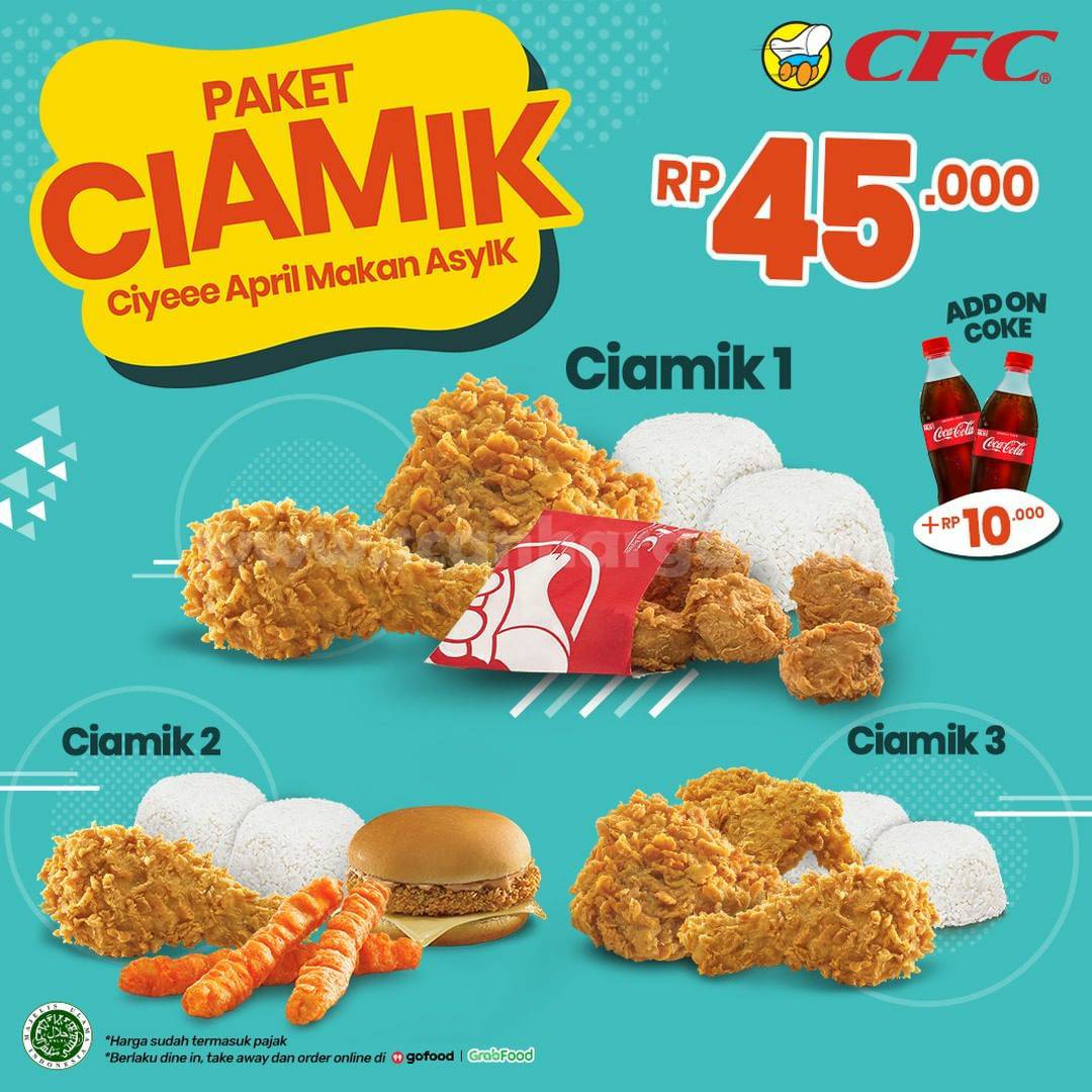 CFC Promo Paket CIAMIK Harga cuma Rp 45.000 | scanharga
