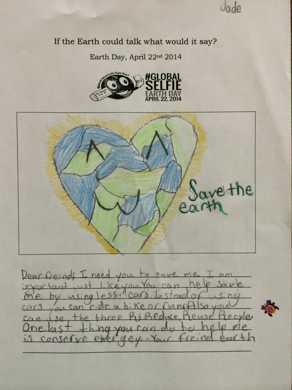Mrs. Caluori's Classroom Blog: Earth Day - If the Earth could talk what ...