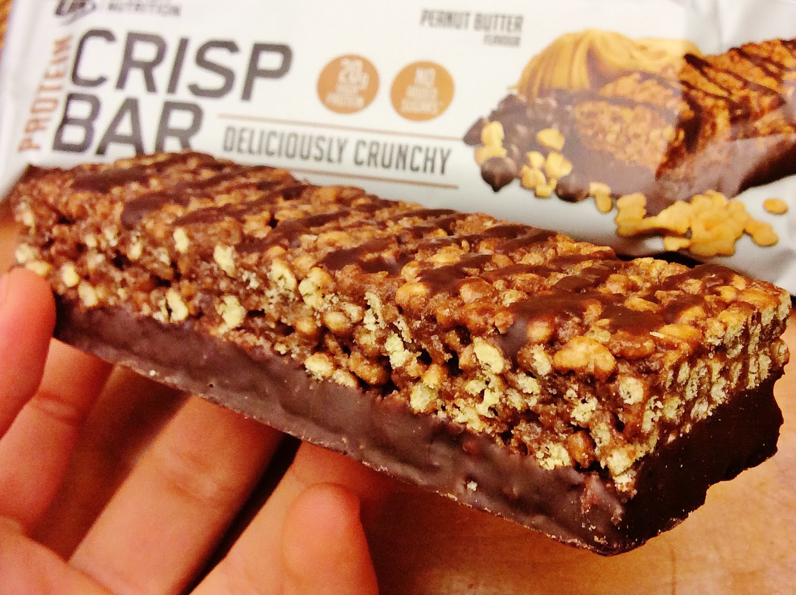 Produtos #83 - Crisp Bars (Barras Proteicas Crocantes da Optimum Nutrition)