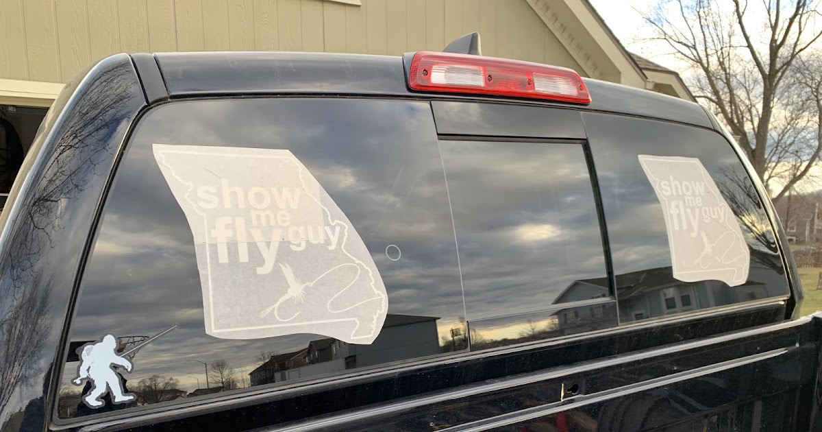 The Show Me Fly Guy: New Back Window Sticker
