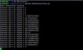 : Raspberry Pi, Xbox 360 Controller, Python