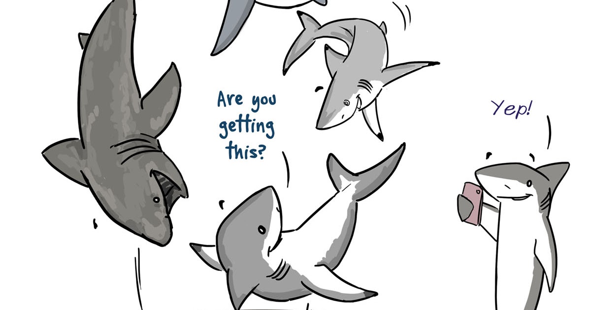 "Oh, Dakuwaqa!" - The Shark comics and cartoons: Shark Week 2020!