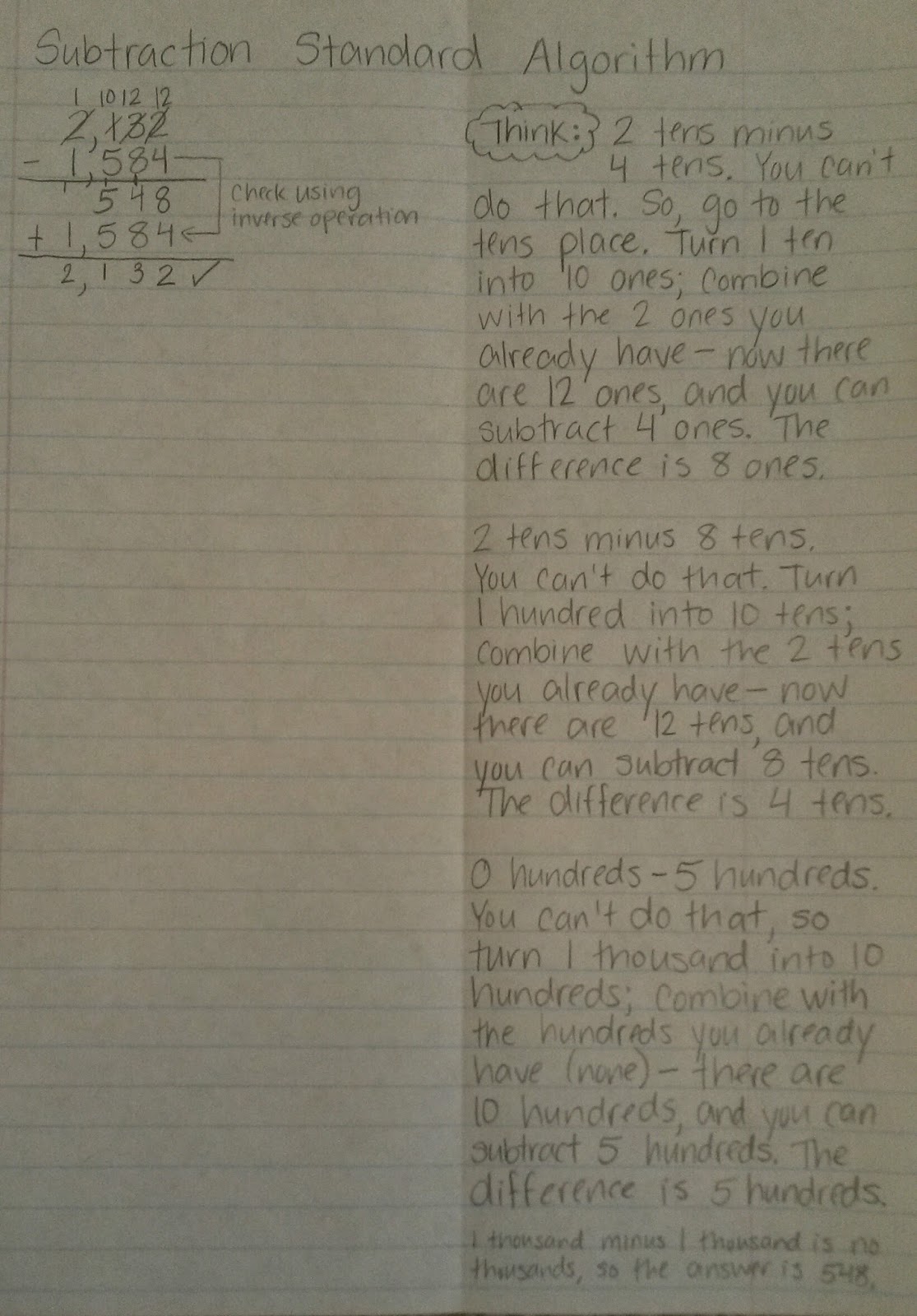 Team Kirkham-Remley Fourth Grade: Adding and Subtracting Fluently Using ...