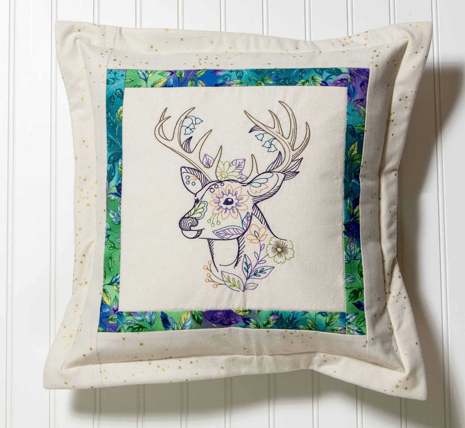 The Paper Boutique: Guest Artist...Machine Embroidered Pillows