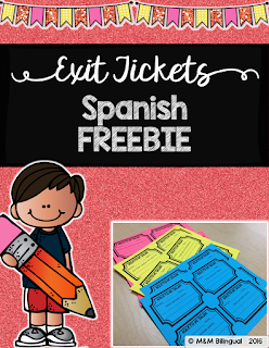M&M Bilingual: Exit Tickets in the Bilingual Classroom