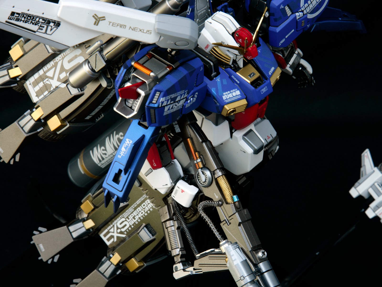 [ Custom Painted ] 1/100 MSA-0011[Bst] S Gundam Booster Unit Type (Custom by SethTuna).