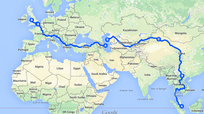 A World Cycle : Europe